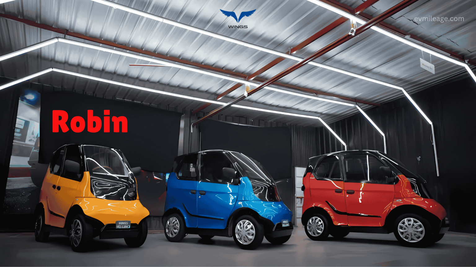 Wings EV Robin is India's first micro electric car