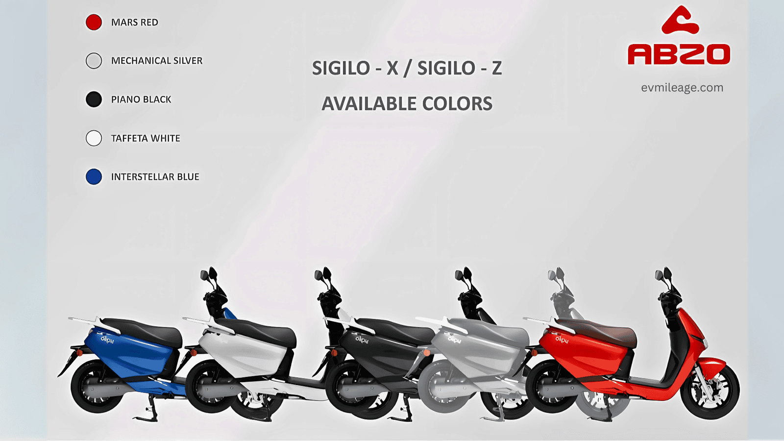 ABZO Sigilo electric scooter launched in India only ₹99,900*