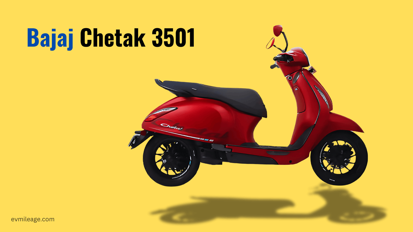 New Bajaj Chetak 3501 electric scooter launched