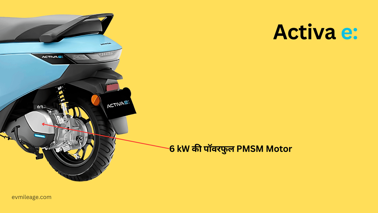 Honda Activa e electric scooter is only for urban people.