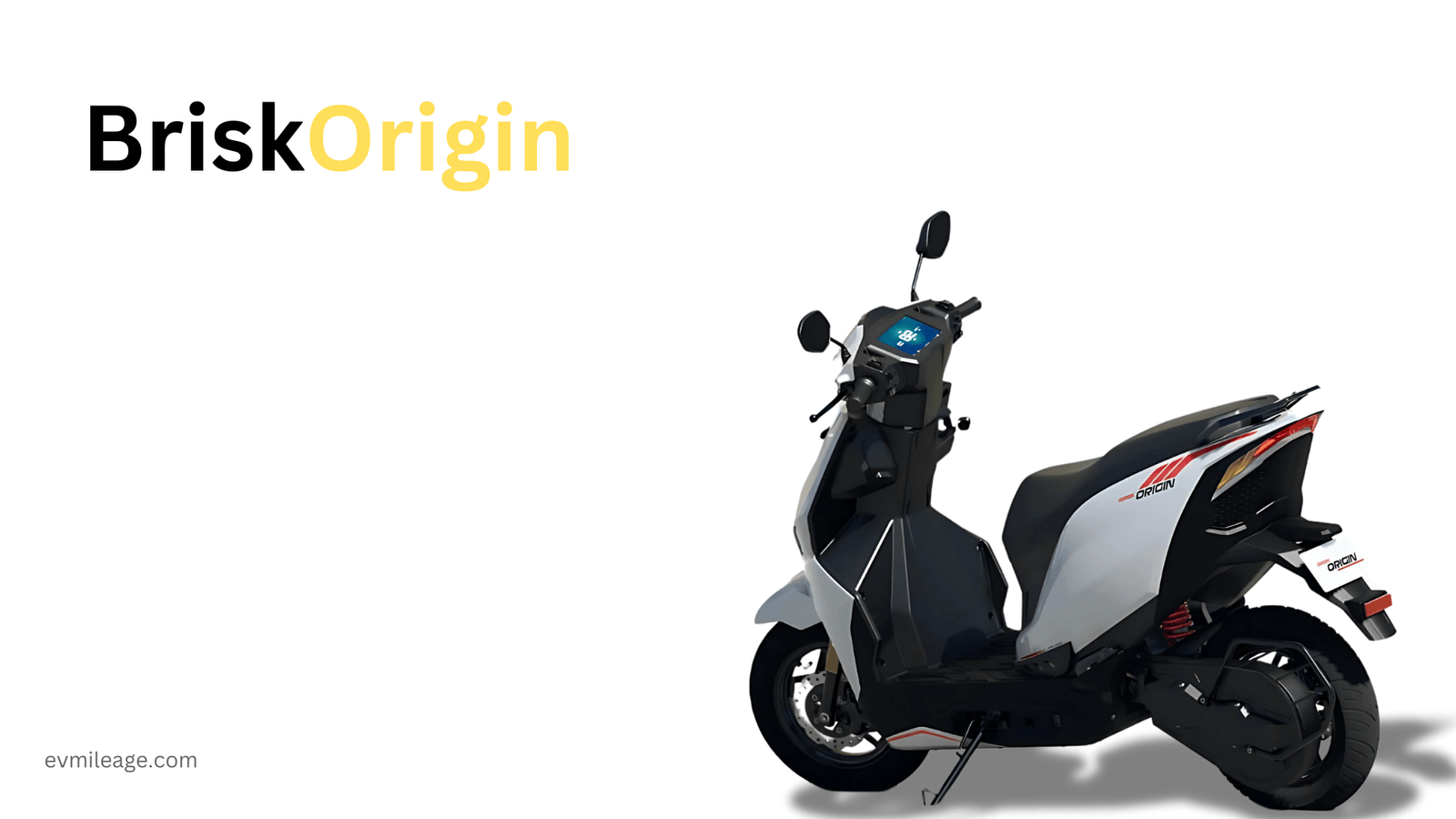 Brisk Origin electric scooter launched With 333kms Range